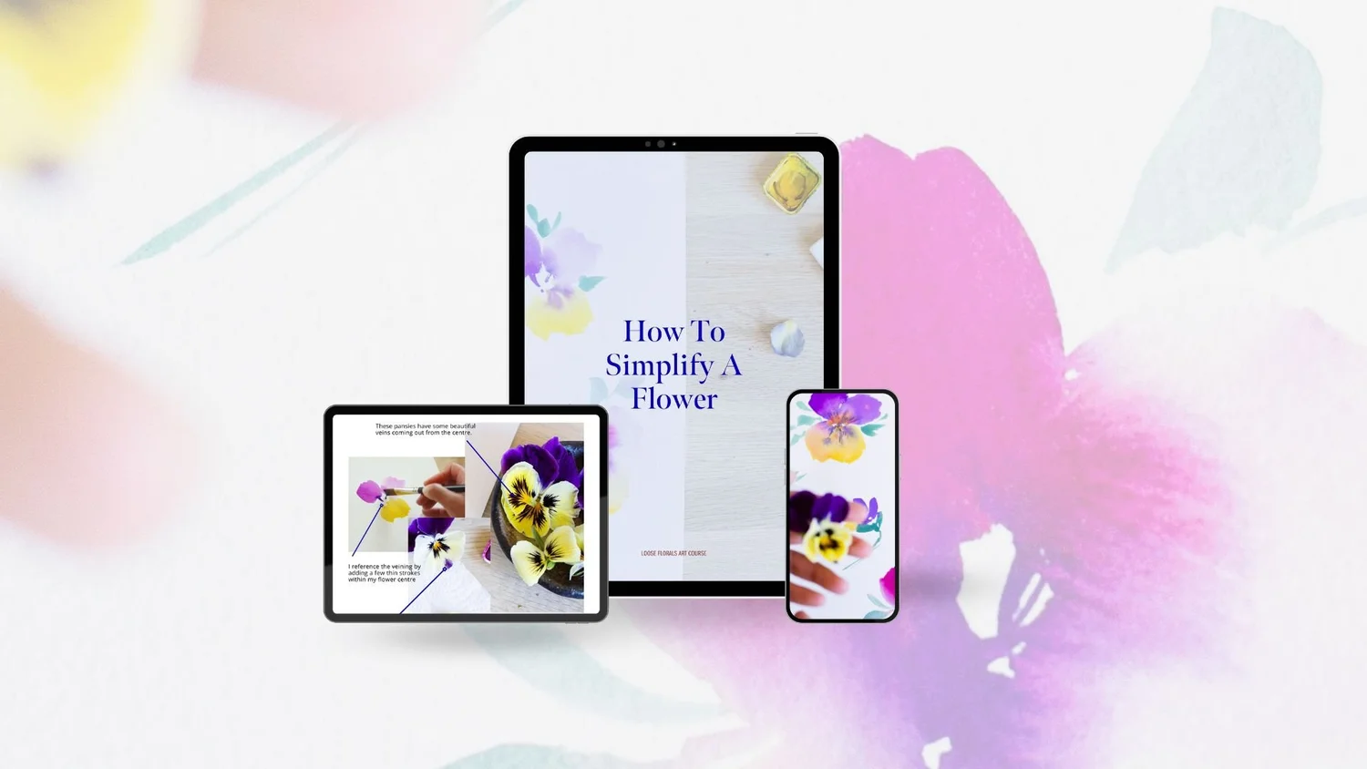 Loose Florals Art Course — Create The Cut - Art