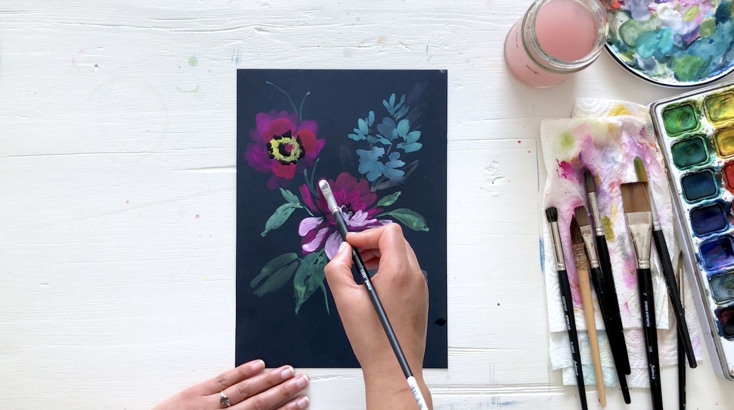 Painting Nightfall — Create The Cut - Art