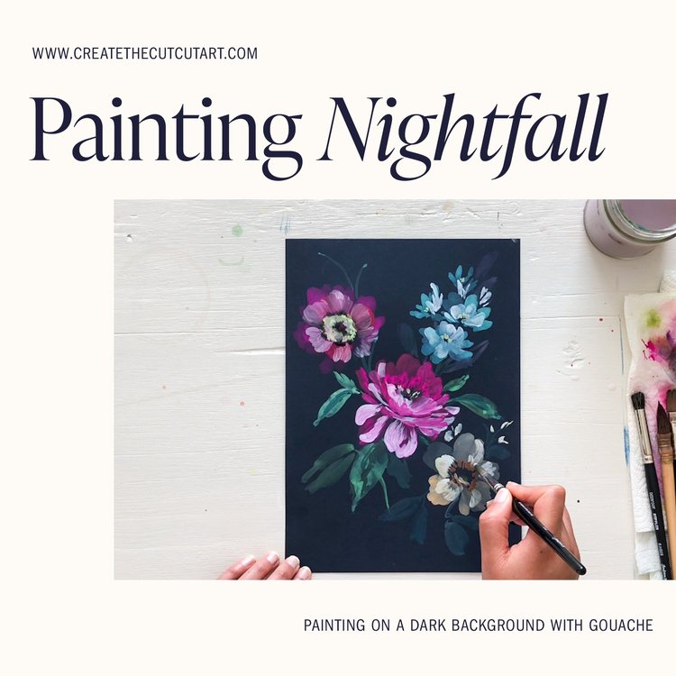 Painting Nightfall — Create The Cut - Art