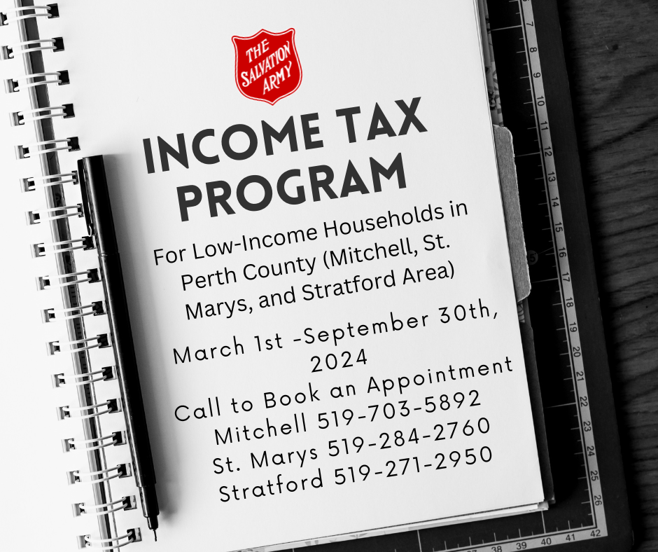 Income Tax Clinic — The Salvation Army