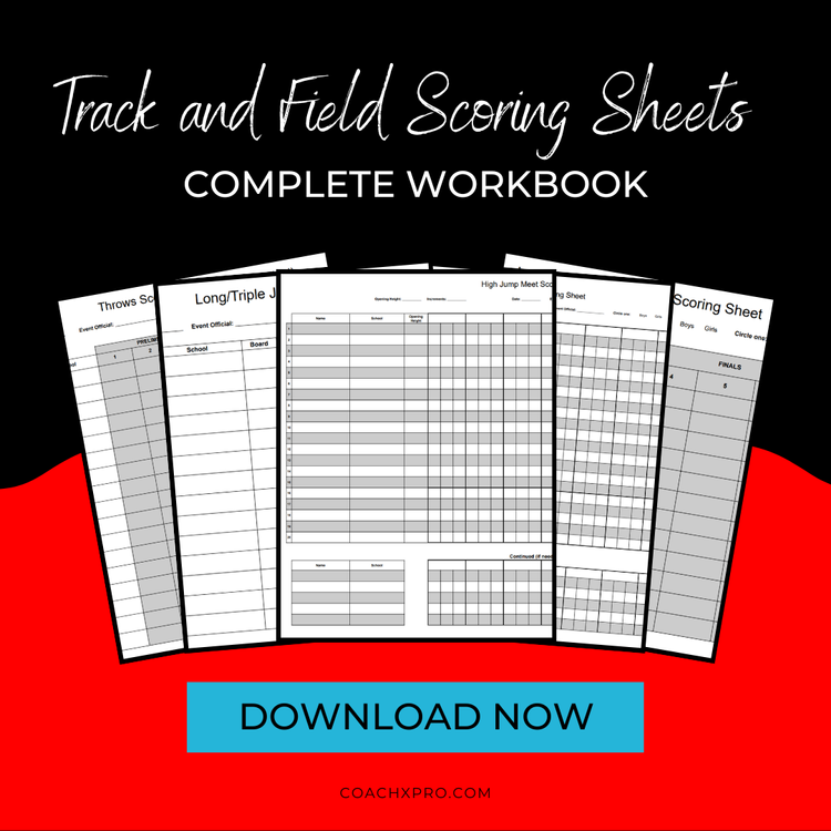 Digital Download: Custom High Jump Meet Scoring Sheet