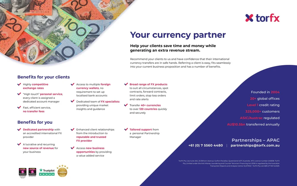 Hassle-Free Money Transfer: Our Partnership with TorFX Makes It Easy ...