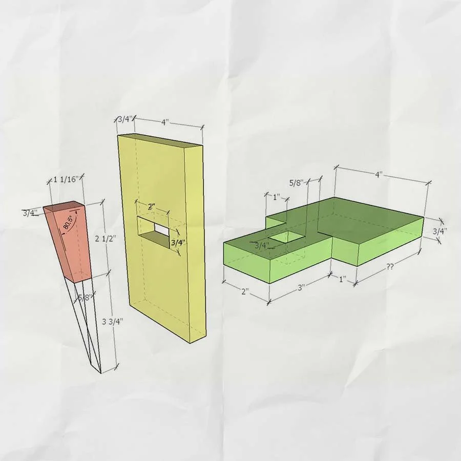 Wedged Through Tenon Joint Plans — Bob's Wood Stuff