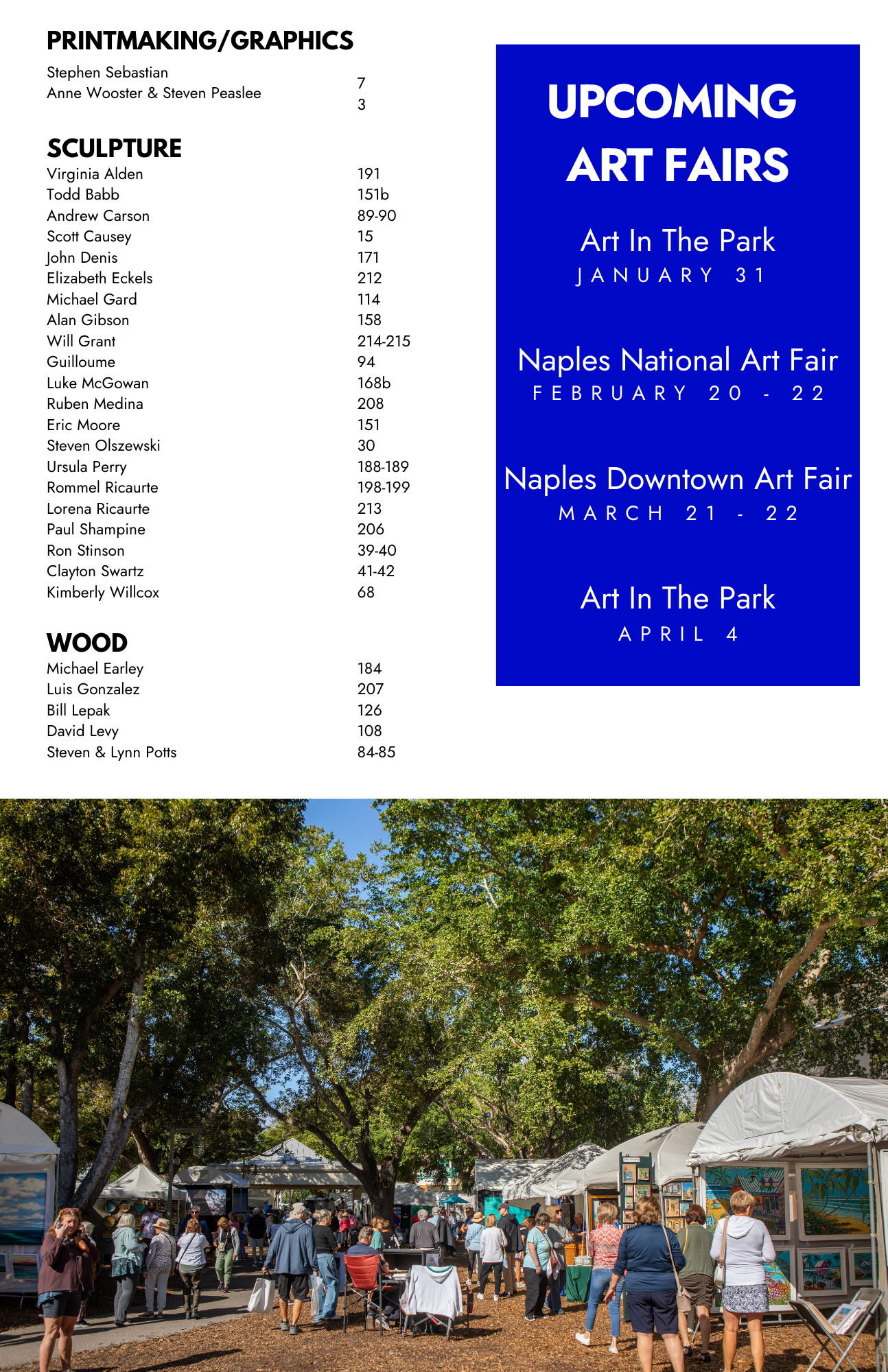 New Year's Art Fair — Naples Art Institute