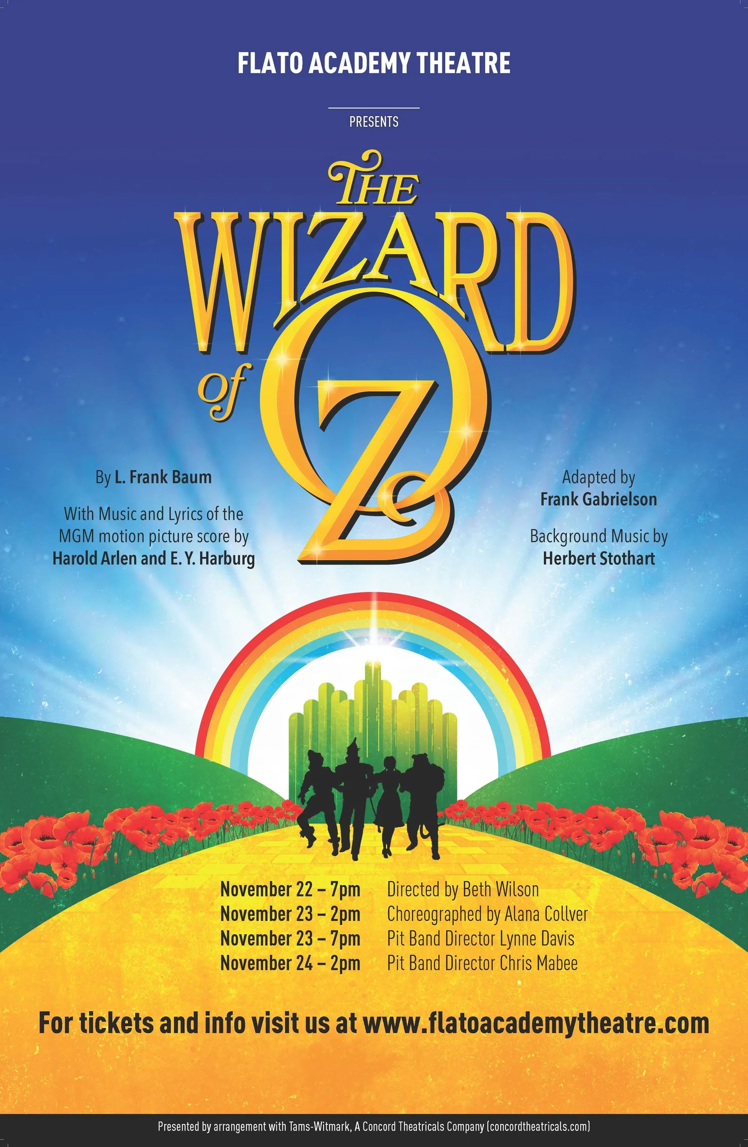 NOVEMBER 22, 23, 24 — FLATO Academy Theatre Lindsay
