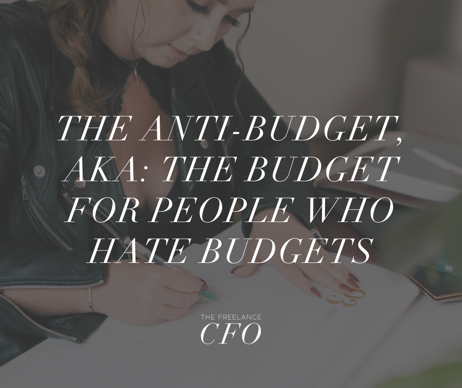 The Anti-Budget, aka: the Budget for People Who Hate Budgets — The ...