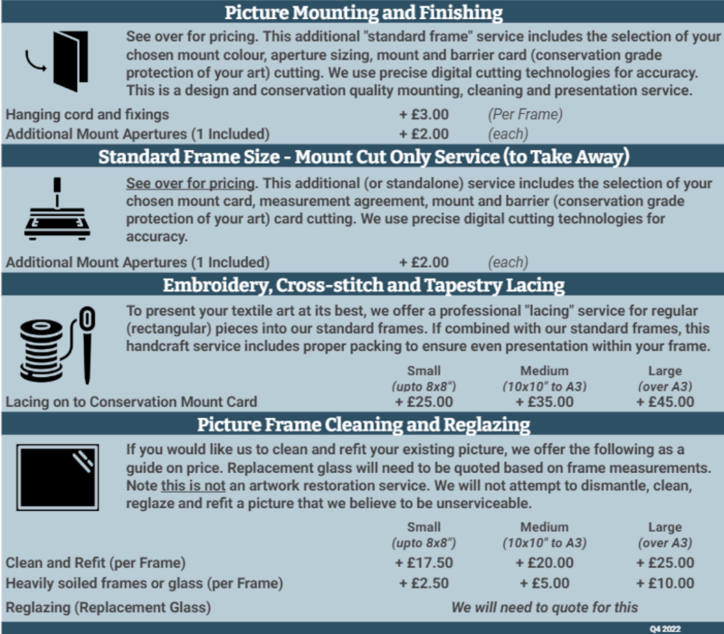 Ready Made Standard Size Frames — Romsey Picture Framing