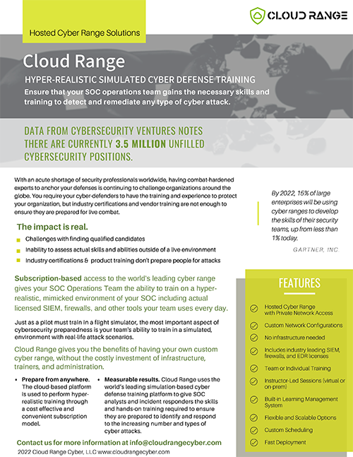 Cloud Range Resources — Cloud Range | Cyber Range