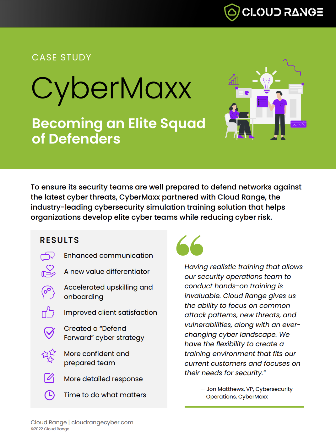 Cyber Range Training Case Study | Cloud Range