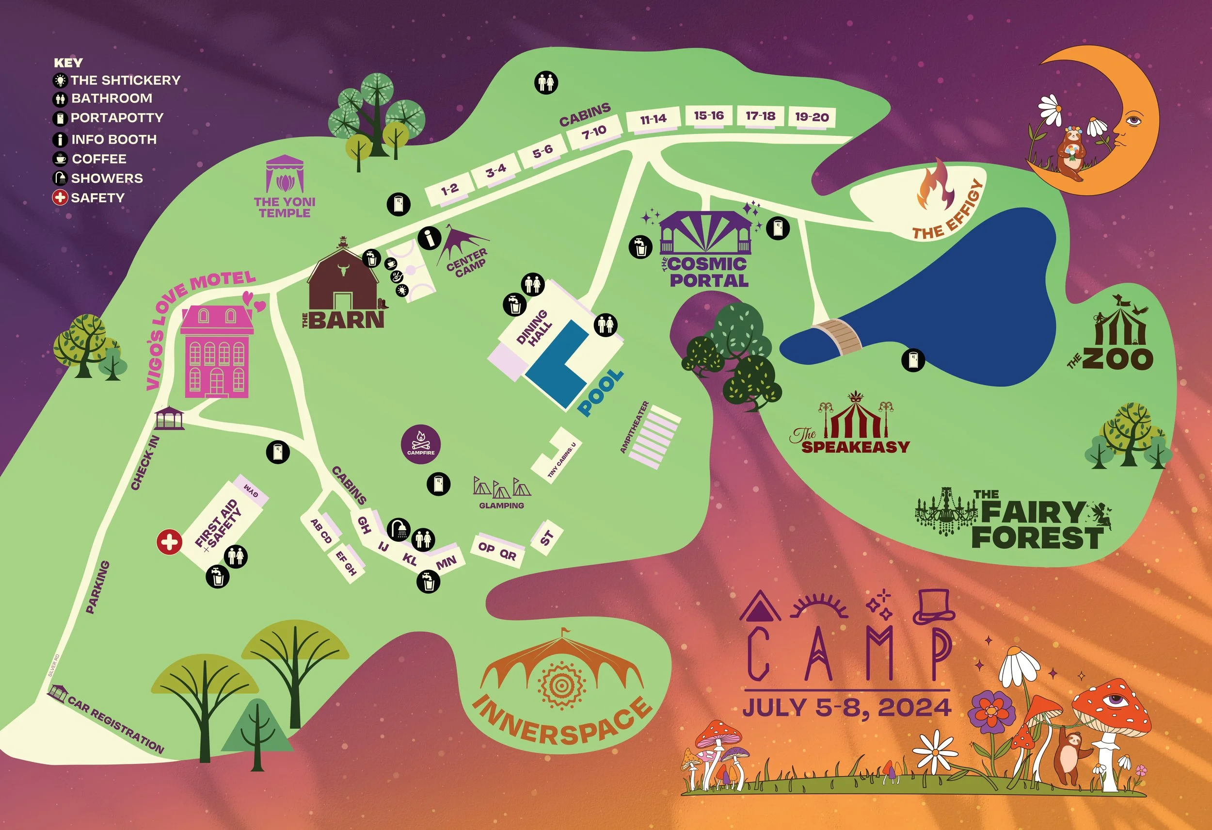 Venue — CAMP Festival | July 4 - 7, 2025 | Camp Ramblewood, MD