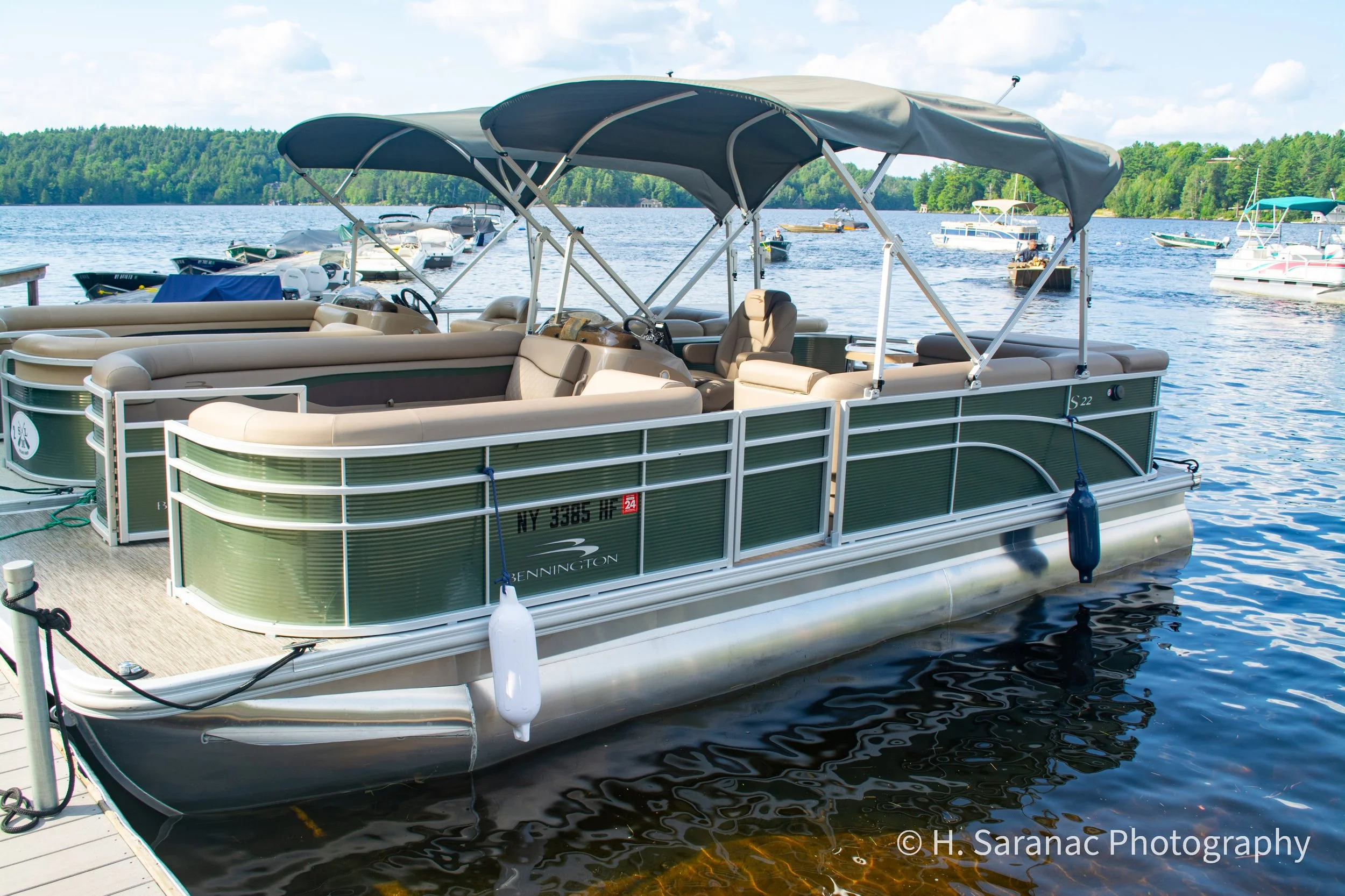 Luxury Pontoon Boat Rentals — Upper Saranac Marina
