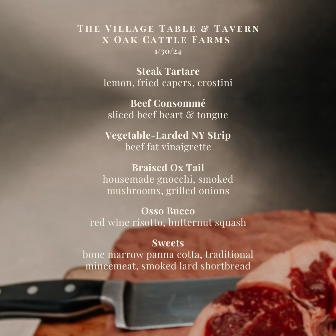 Happenings — The Village Table & Tavern