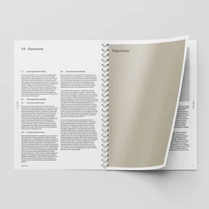 Architecture project sheet A3 — Architecture templates