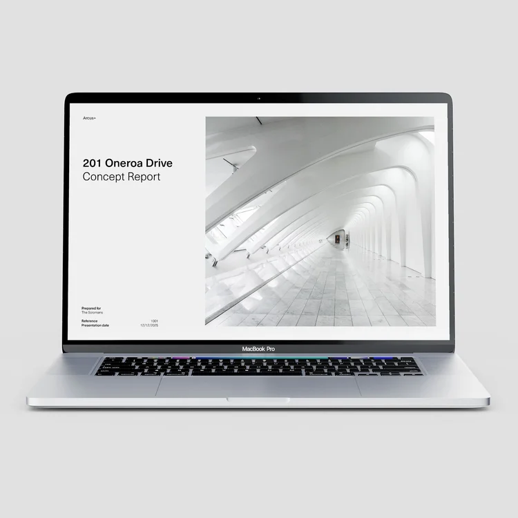 Architectural screen presentation in 16:10 ratio — Architecture templates