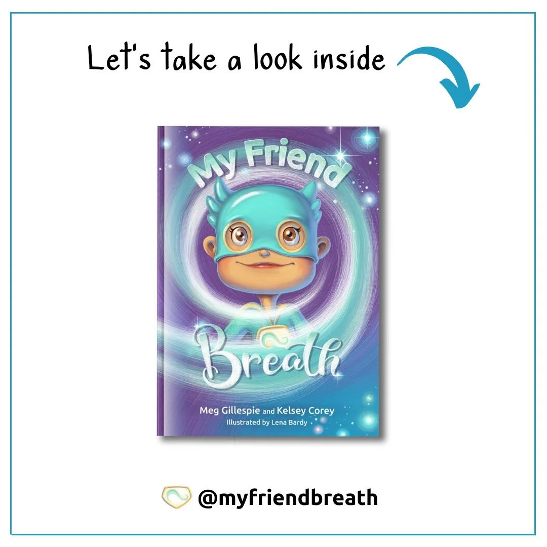 Let's take a look inside the children's picture book, My Friend Breath ...