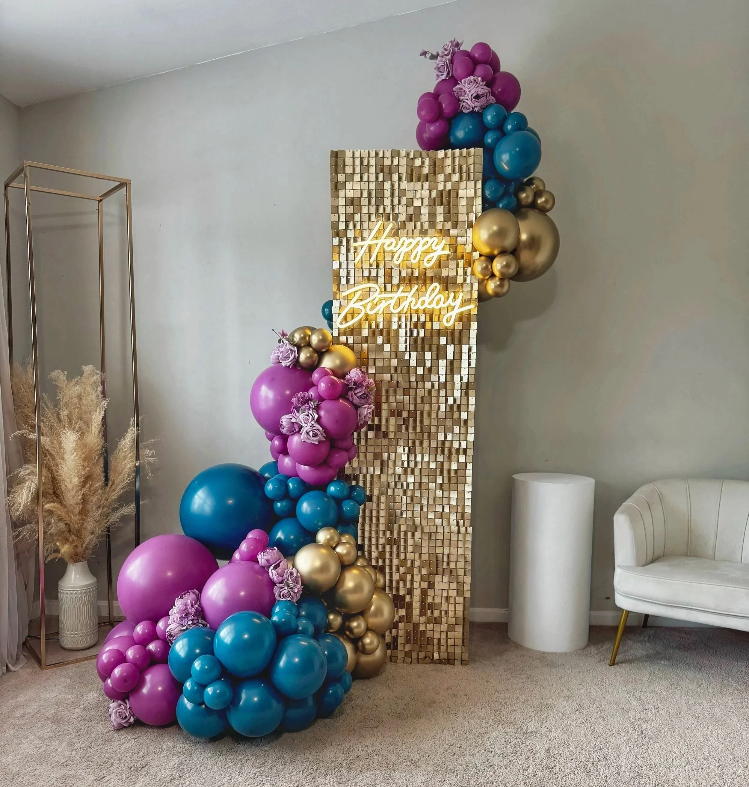 Mini Shimmer Balloon Backdrop — Yes! Event Decor & More