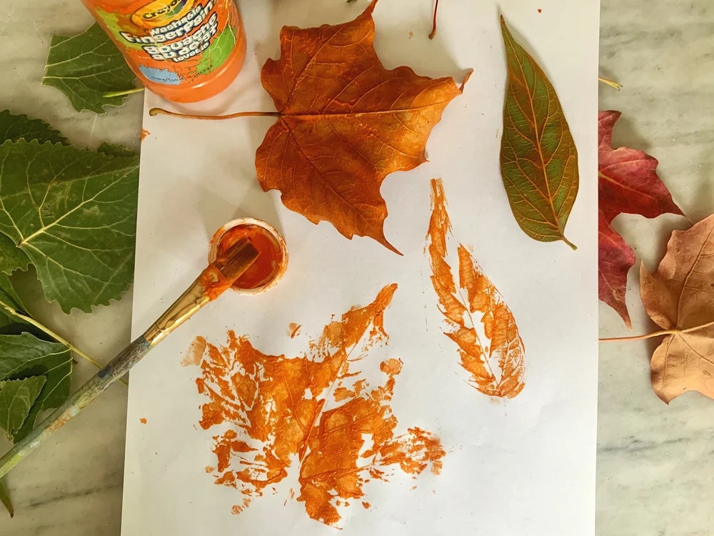 Leaf Rubbings and More Autumn Leaves Fall Craft Ideas for Kids — Lauren ...