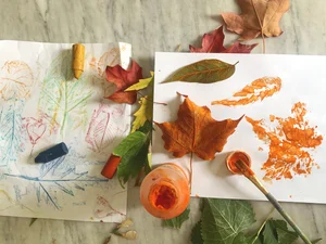 Leaf Rubbings and More Autumn Leaves Fall Craft Ideas for Kids — Lauren ...
