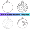 Free Ornament Template Craft Printable PDF — Lauren Martin