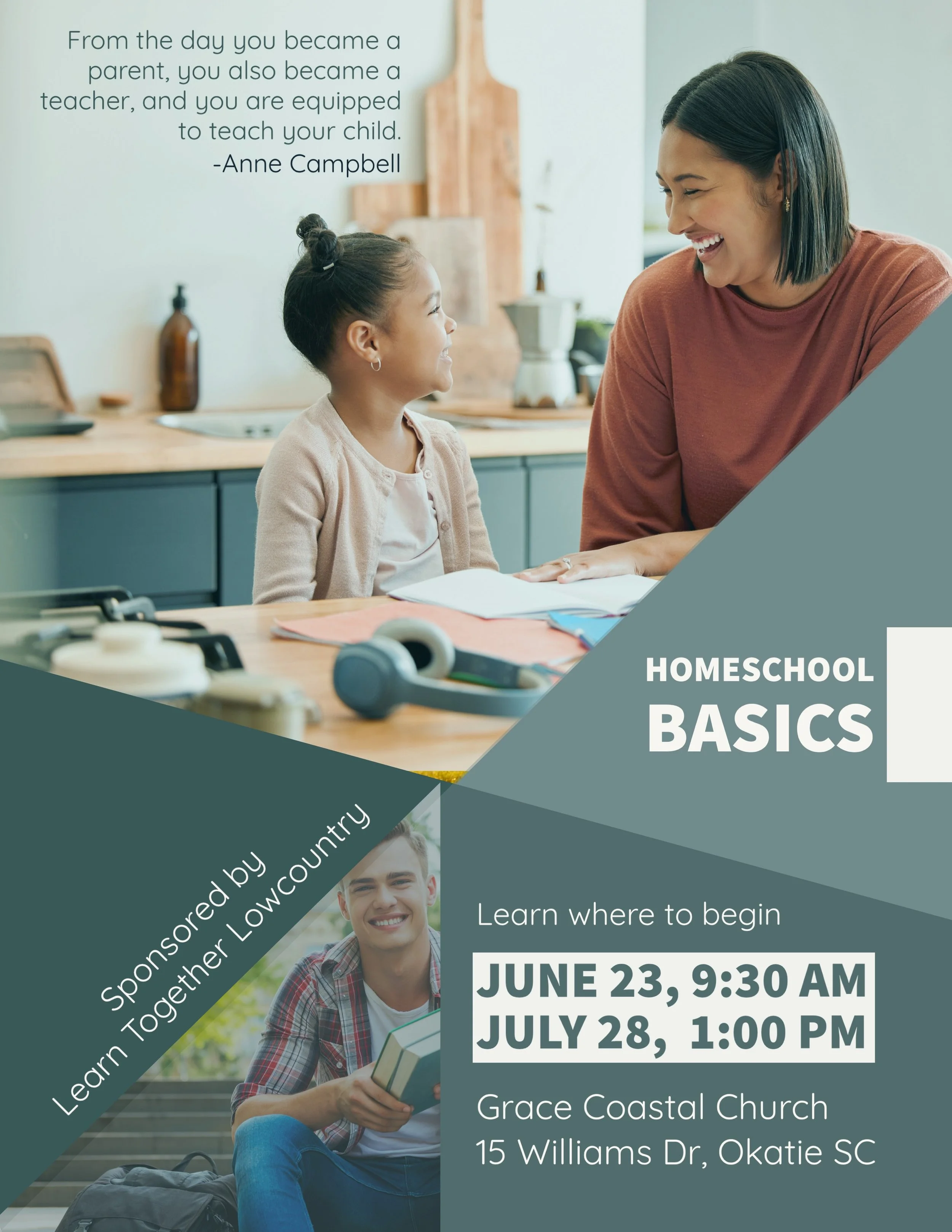 Homeschool Basics Information Session June — Learn Together Lowcountry