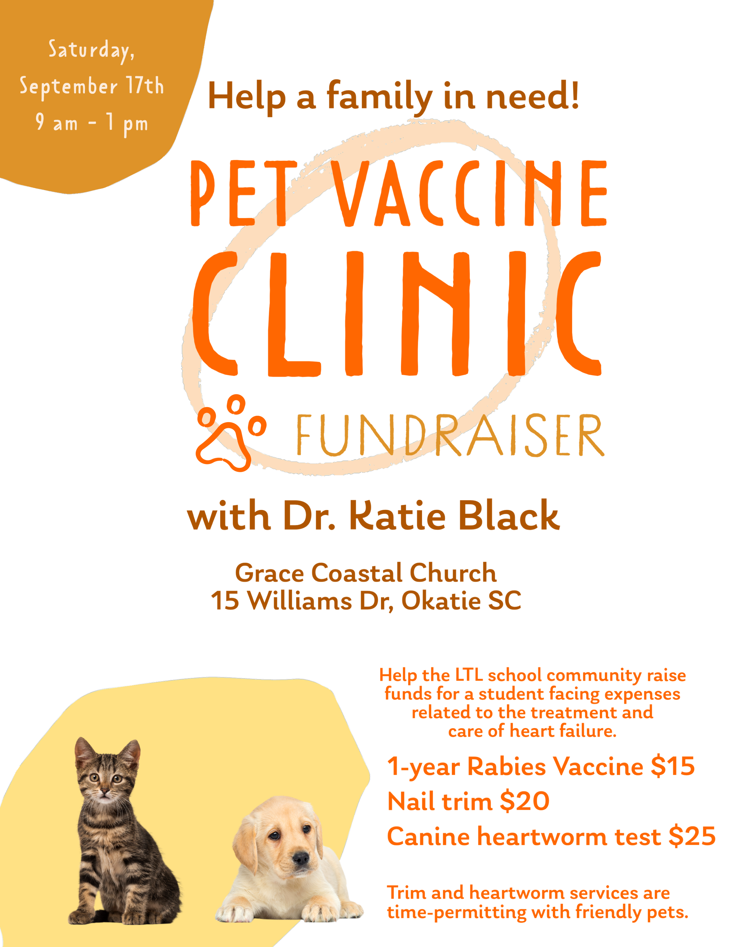 Pet Vaccine Clinic Fundraiser — Learn Together Lowcountry