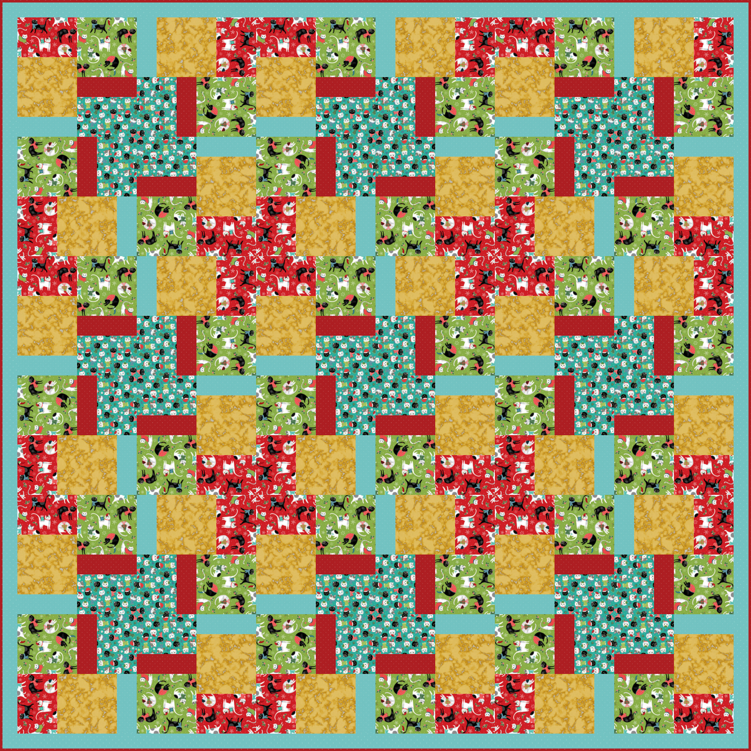 Cat Tails Quilt Pattern (PDF) — CDM365 Studios