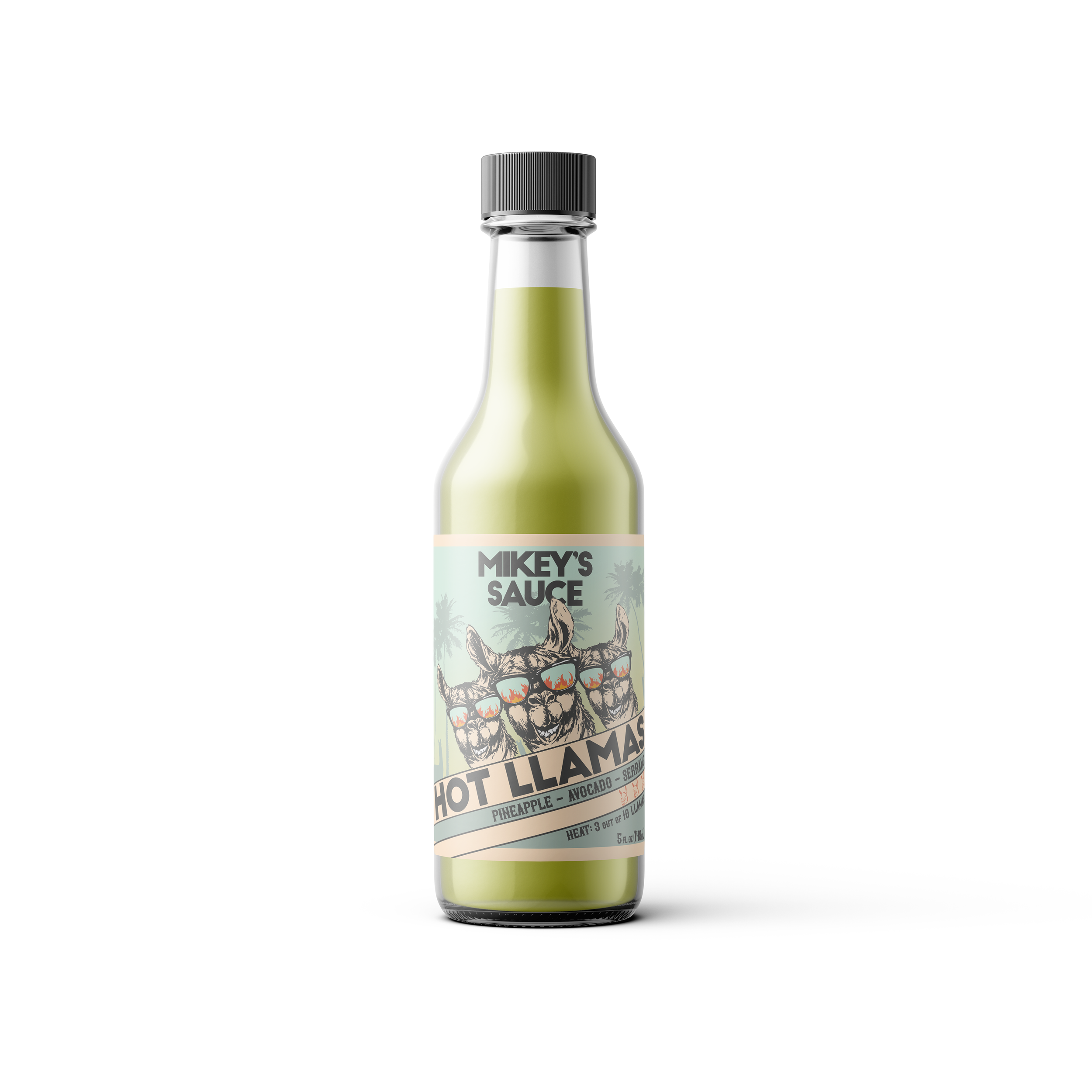 Mikey's Sauce - Pineapple Avocado Serrano Hot Sauce — HOT LLAMAS HOT SAUCE