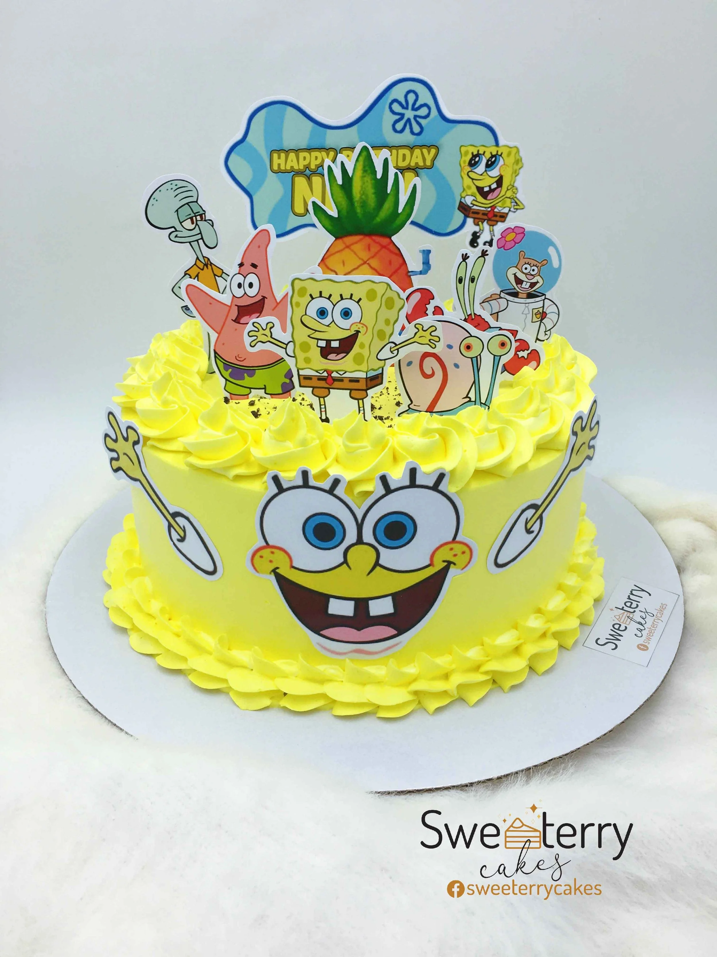 Spongebob Round Cake