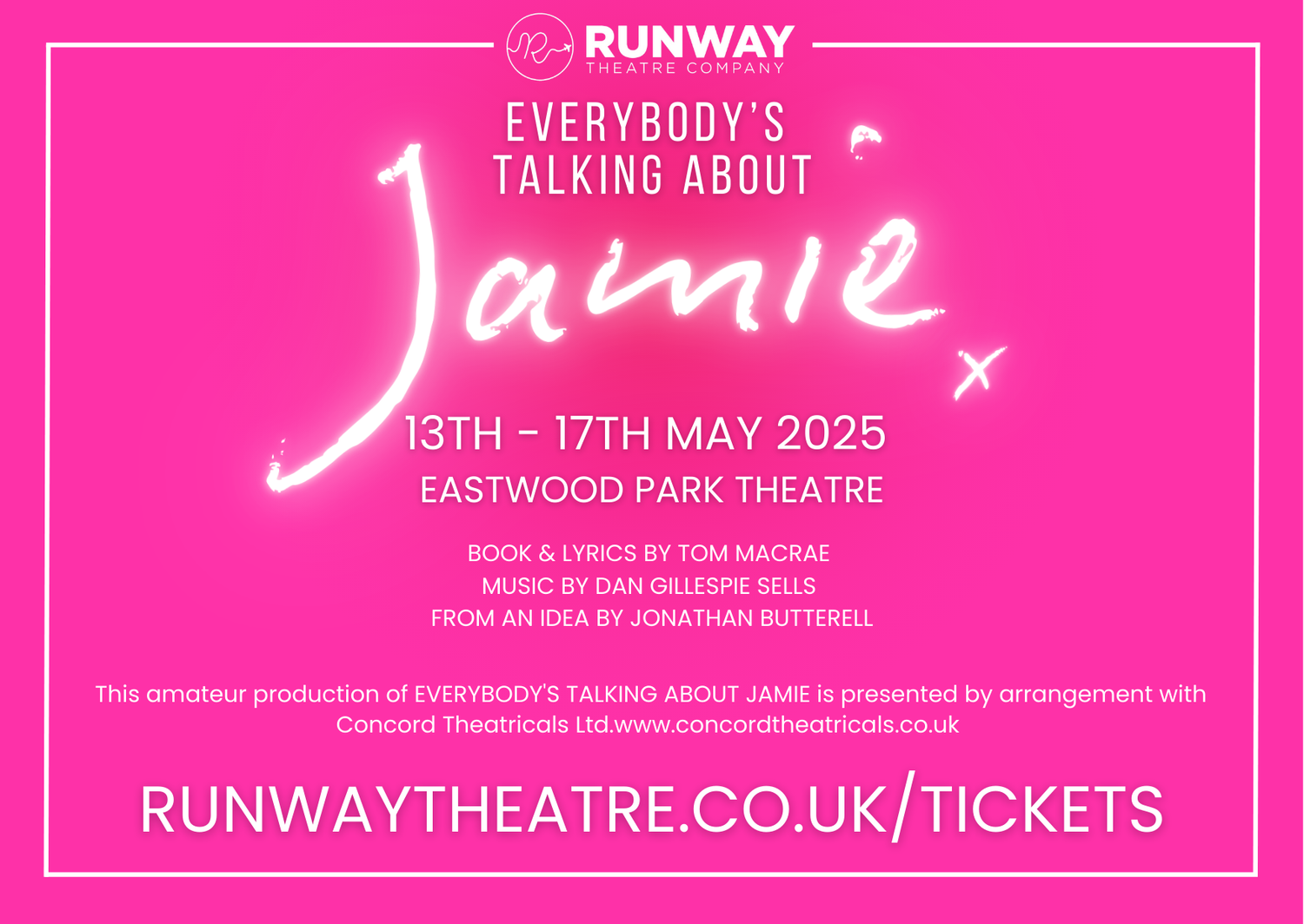Everybody's Talking About Jamie — Runway Theatre Company