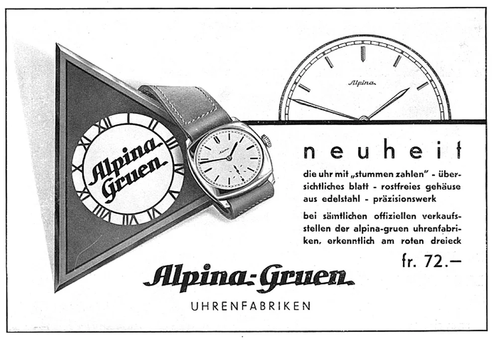 A special early Alpina Valjoux 13 “Leftie” s/n 1355 — VINTAGE VIEW ...