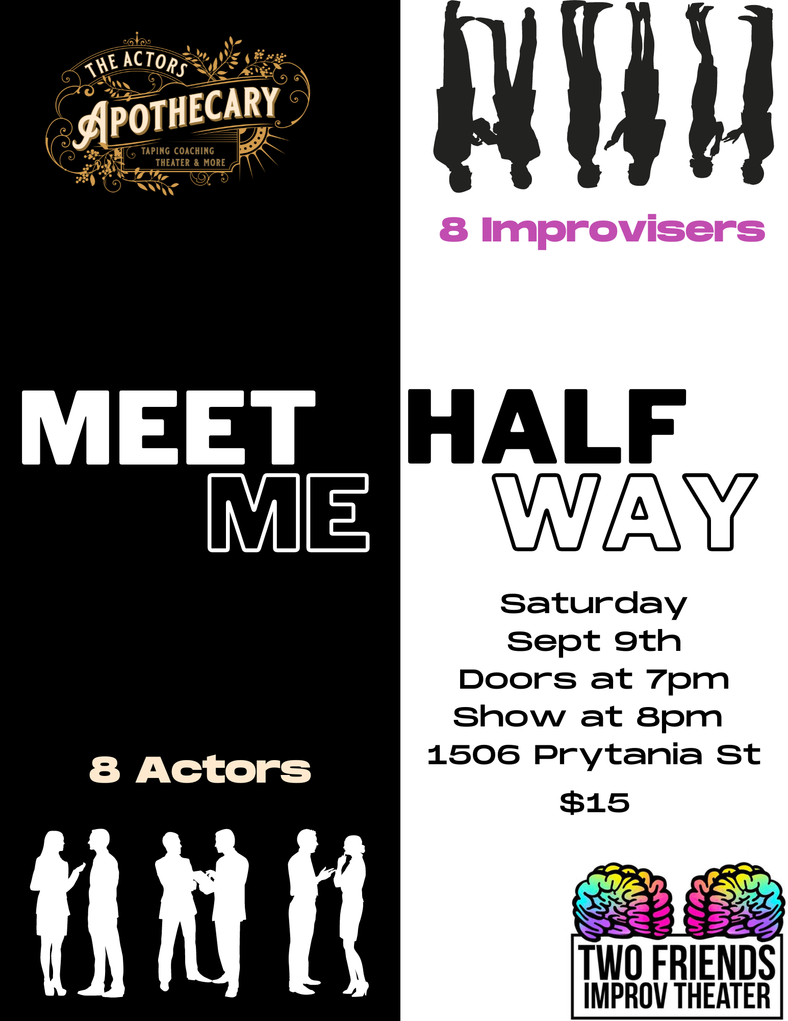 Meet Me Half Way Tickets 9/9 — The Actor's Apothecary