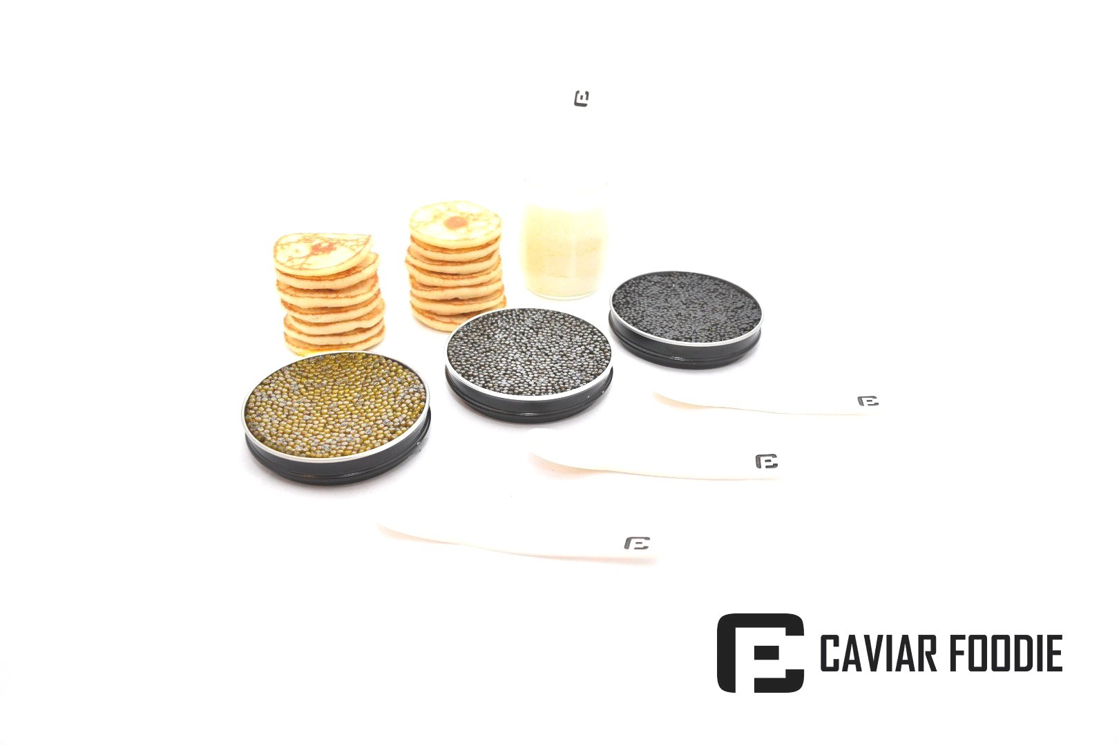 Platinum Caviar Trio - (Beluga, Golden Reserve Osetra & Classic Osetra ...