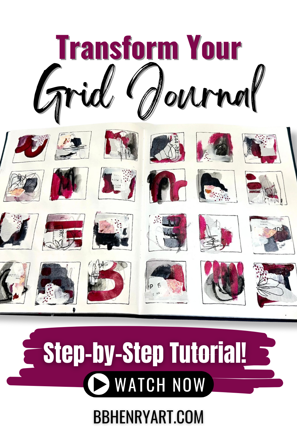 Simple Grid Journal Tutorial — BB Henry Art