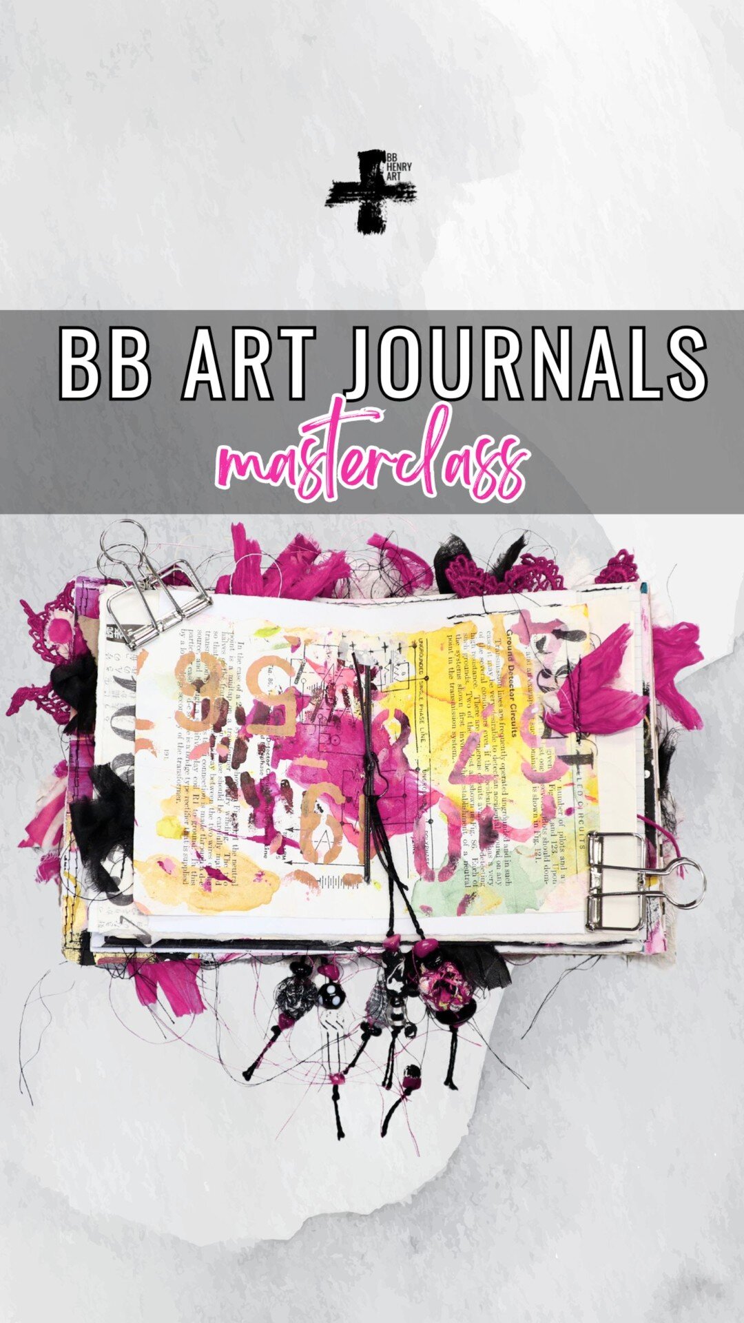 Black Messy Inky Artist Papers DIGITAL DOWNLOAD Set 5 — BB Henry Art