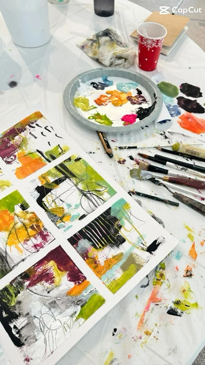 Quick Cohesive Collage Journal Spreads — BB Henry Art