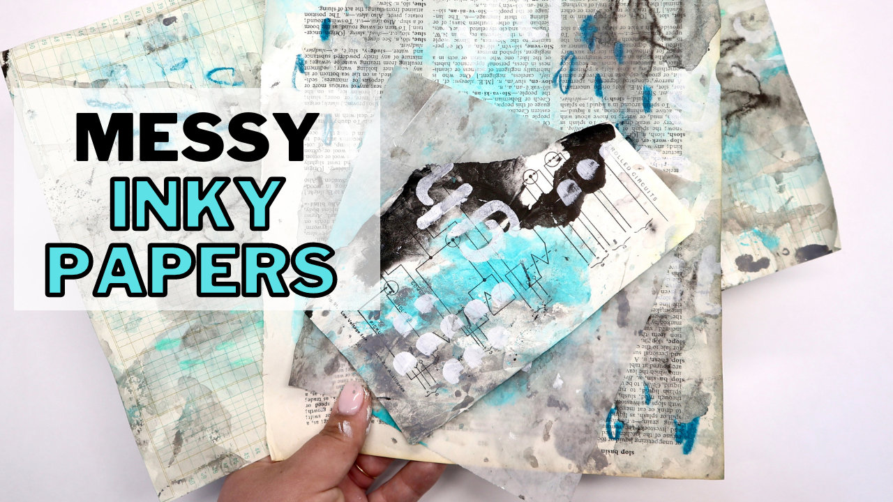 Batch Create Messy Art Journaling Collage Papers — BB Henry Art