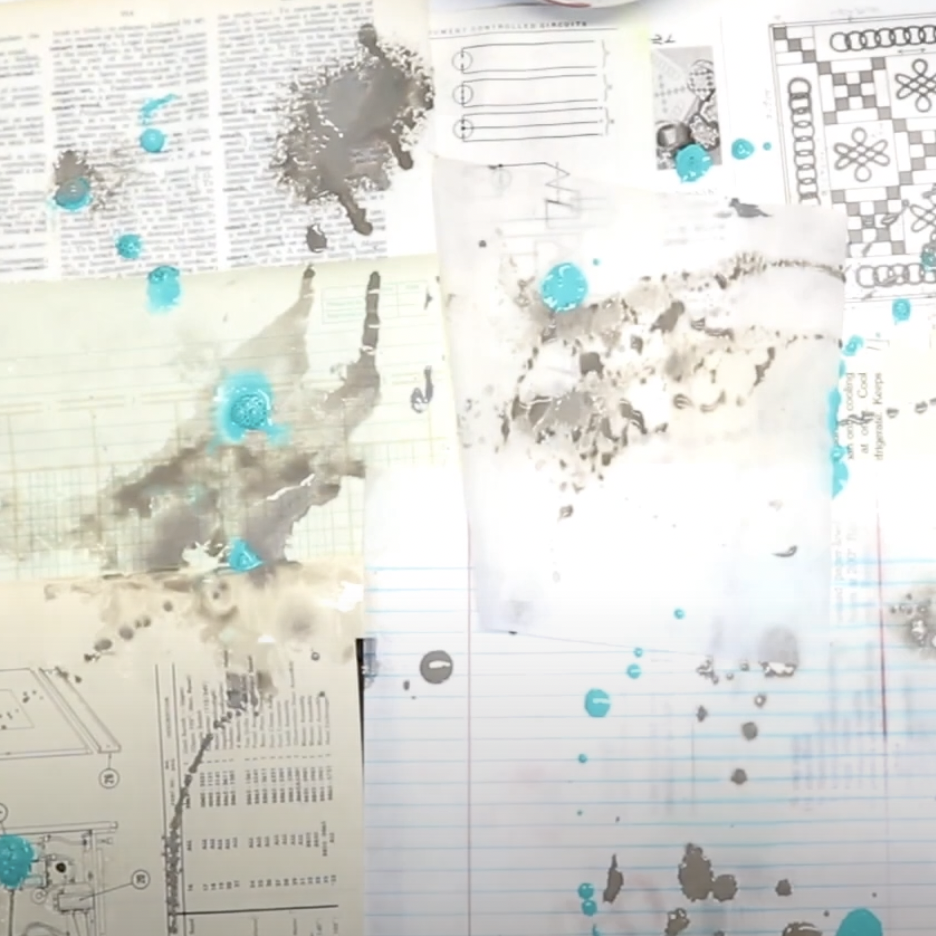 Batch Create Messy Art Journaling Collage Papers — BB Henry Art