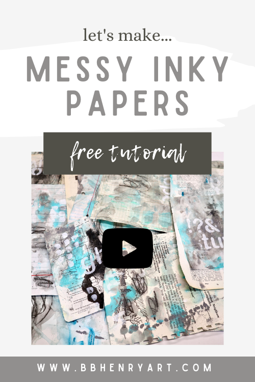 Batch Create Messy Art Journaling Collage Papers — BB Henry Art