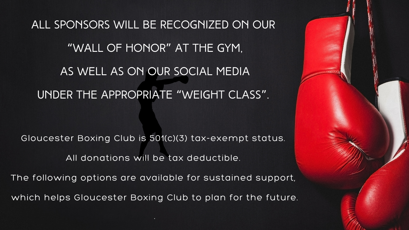 Support The Club — Gloucester Boxing Club