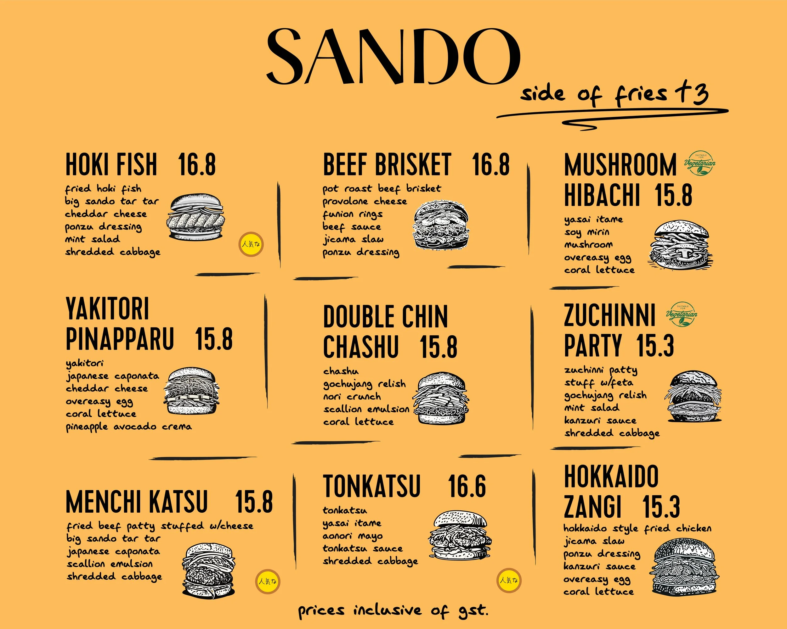 Sando Singapore - Japanese Sandwiches