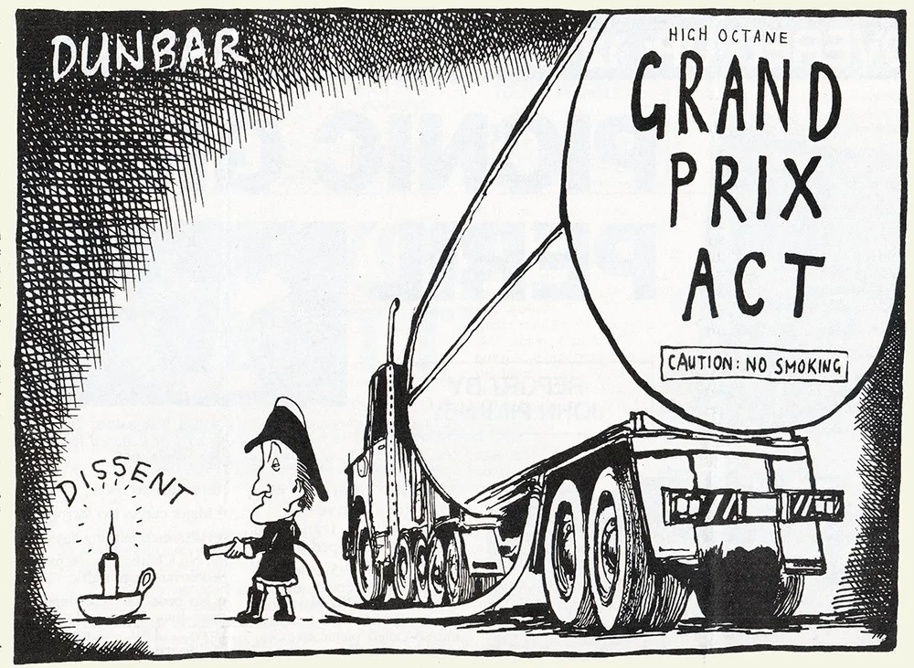 Cartoon Gallery — Save Albert Park