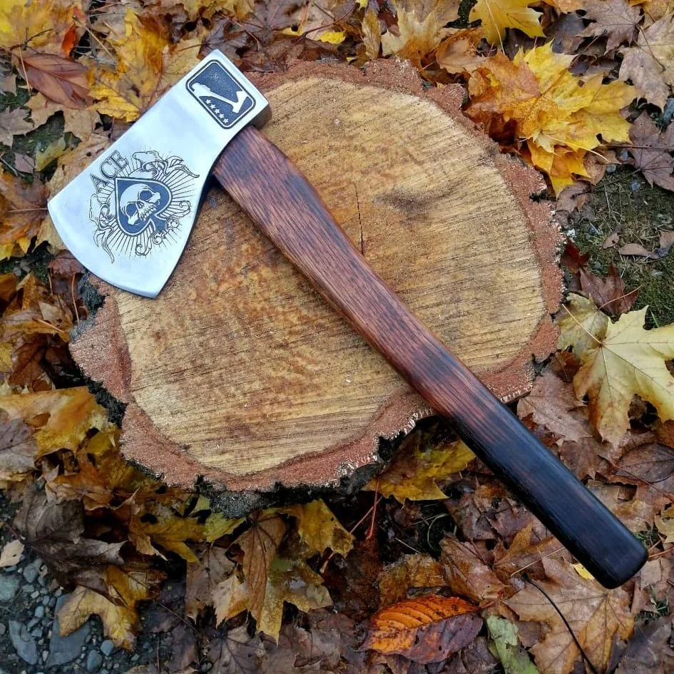Skull Spade — Island Time Axe Throwing