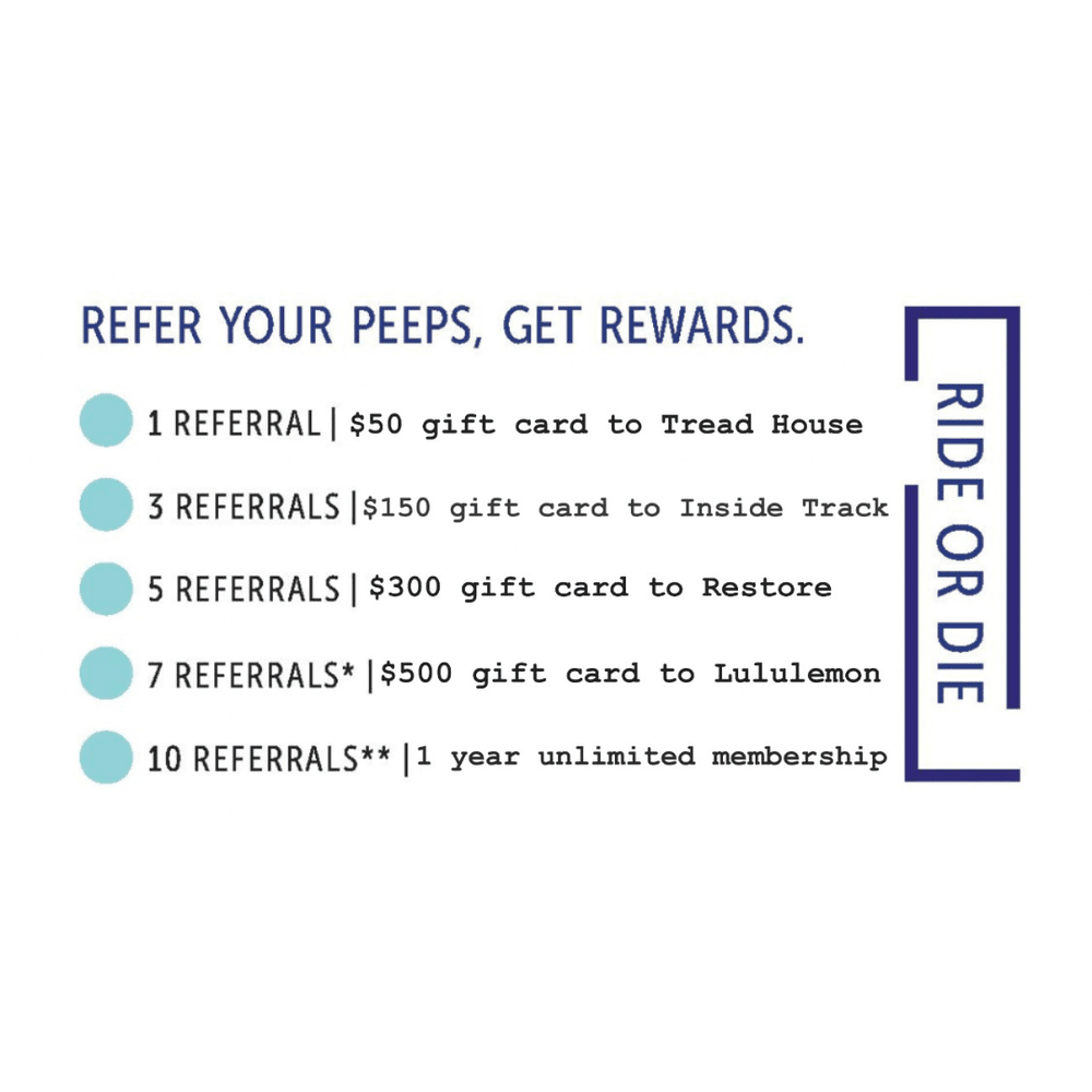 Memberships — TREAD HOUSE