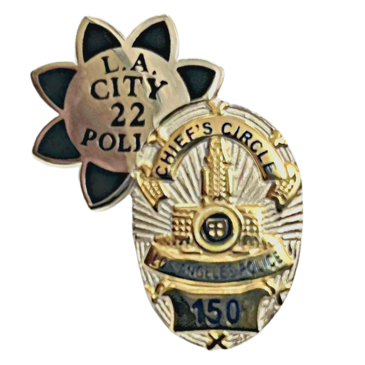 LAPD 1890-1909 Badge Pin — Los Angeles Police Museum