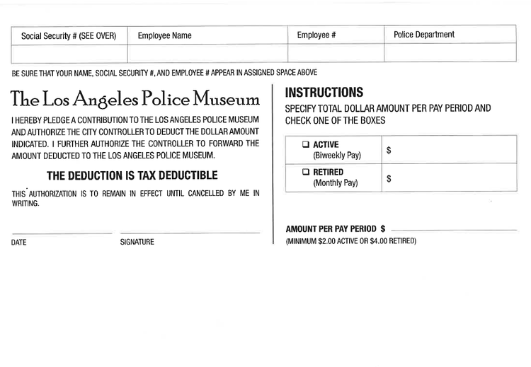 Visit — Los Angeles Police Museum