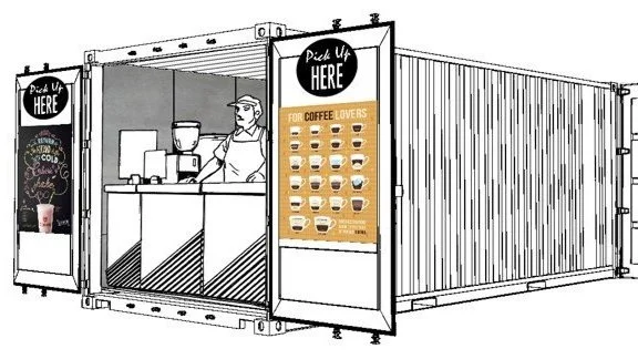 A Shipping Container Restaurant Makes a Great Drive-Thru — Elkay ...