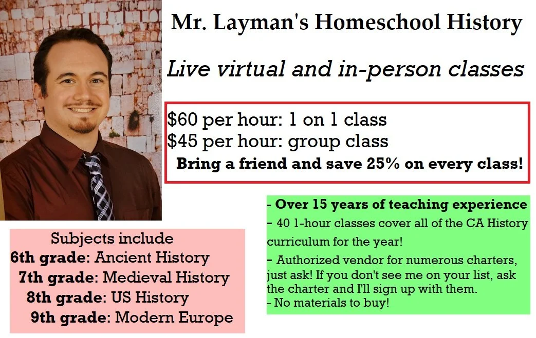 Mr. Layman's Homeschool History