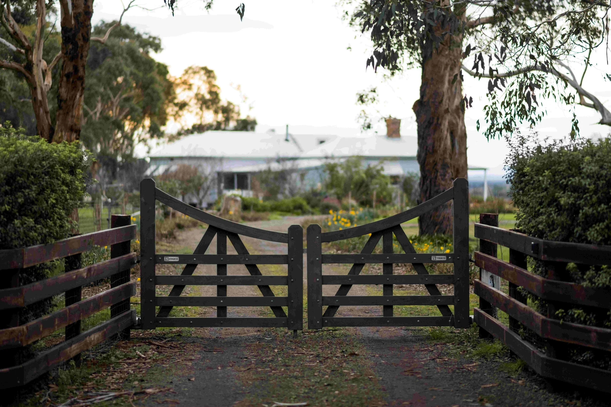 Custom Timber Gates — Strukta Fencing