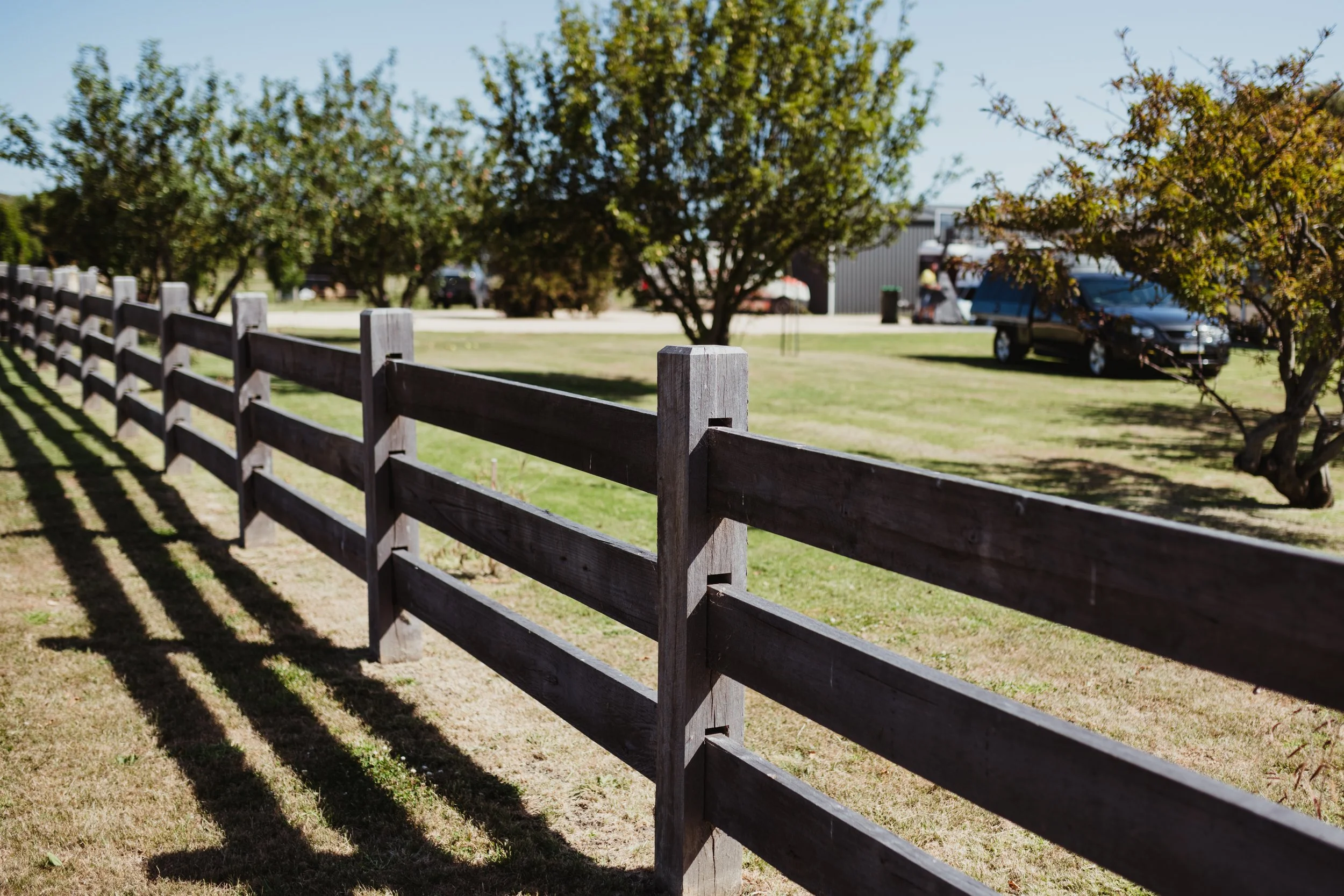 Post & Rail Fencing - Timber Post & Rail Fence | Strukta Fencing