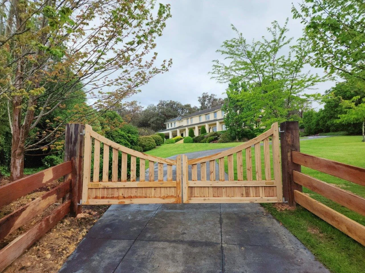 Custom Timber Gates — Strukta Fencing